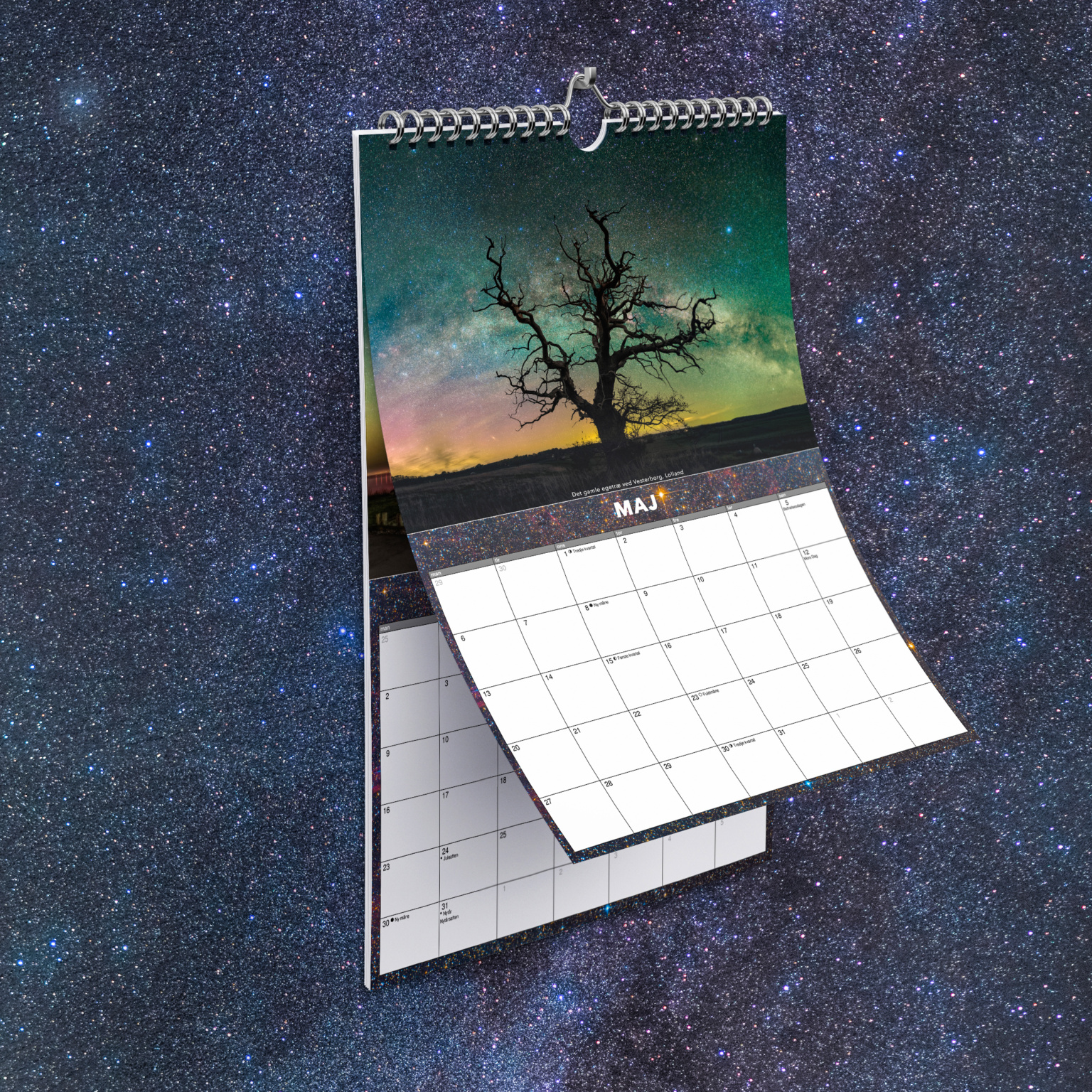 Års kalender - fantastiske billeder! | Clearsky astrofoto